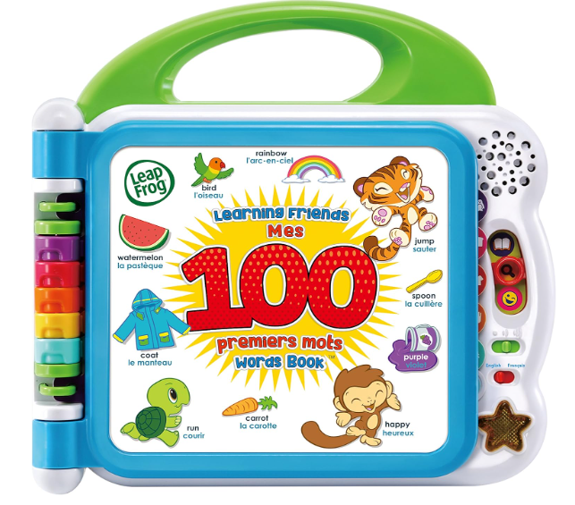 Leapfrog Learning Friends 100 Words Book Bilingual English French